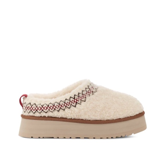 UGG | Shoes | Ugg Tazz Braid Slides Slippers Braided Shearling Sherpa ...
